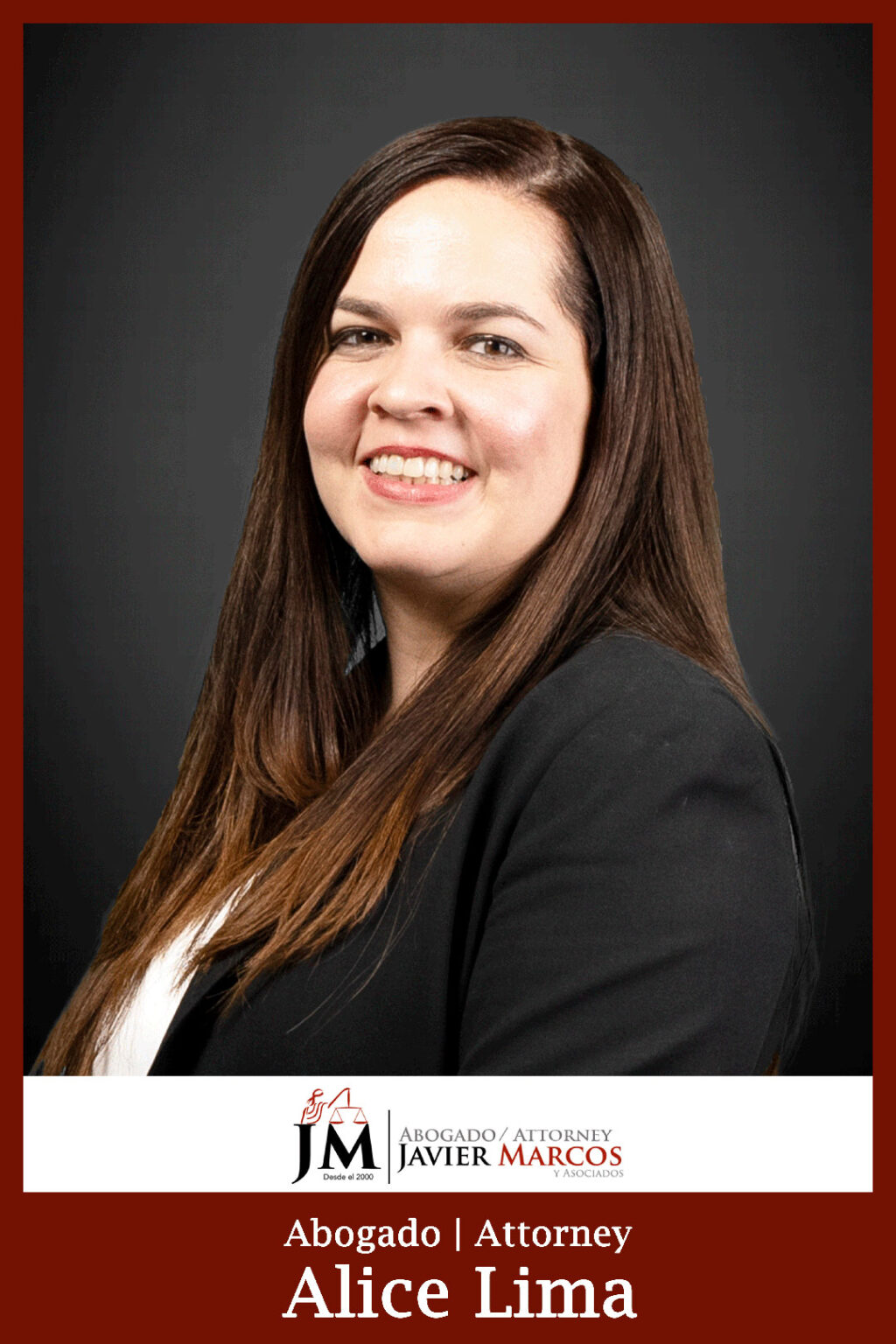 Alice Lima - Abogado Javier Marcos